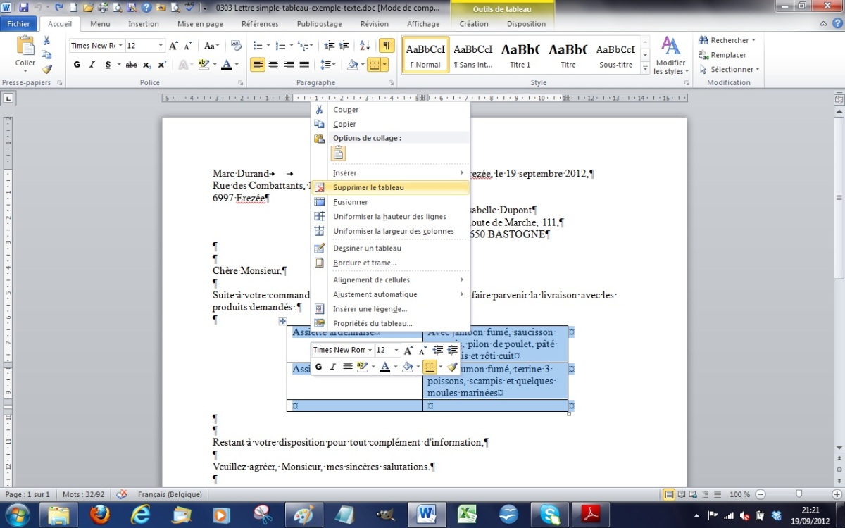 Module 3 Bureautique Word 2010 Writer 3 Et 4 Bases 9 6 Suppressions