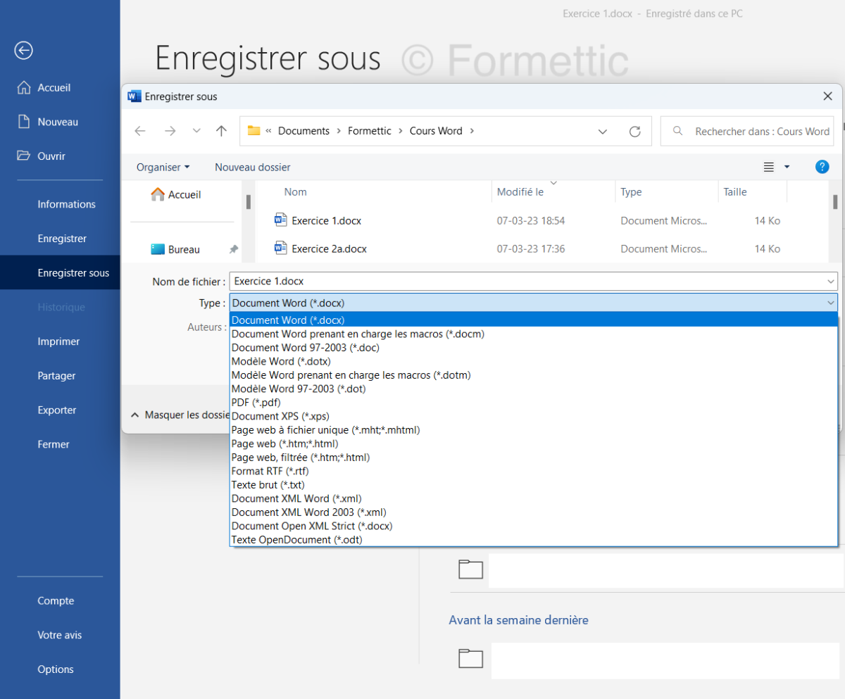 2-Gestion des documents [Word 2021 - Formation de base en accès libre]