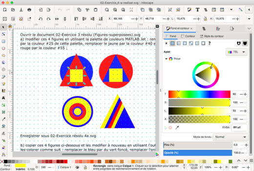 Corrigés des exercices Inkscape - Formettic